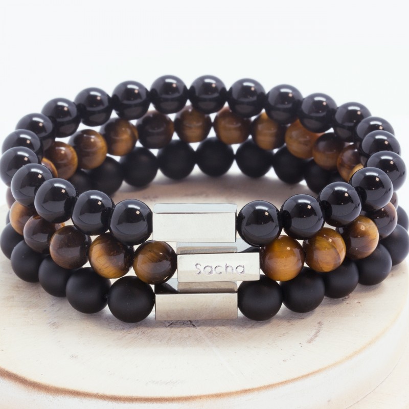 Bracelet perle trio à composer et personnaliser