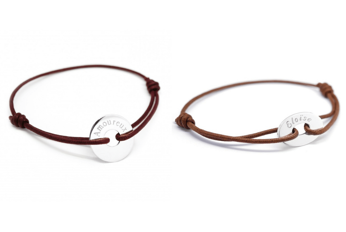 Jolie sélection de bracelets marrons personnalisables pour hommes - Le ...