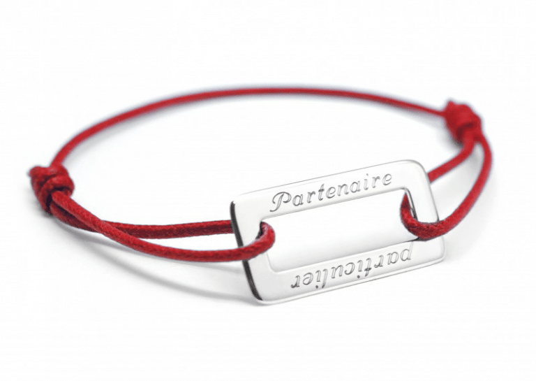 Bracelets rouges personnalisables pour hommes - Petits Trésors