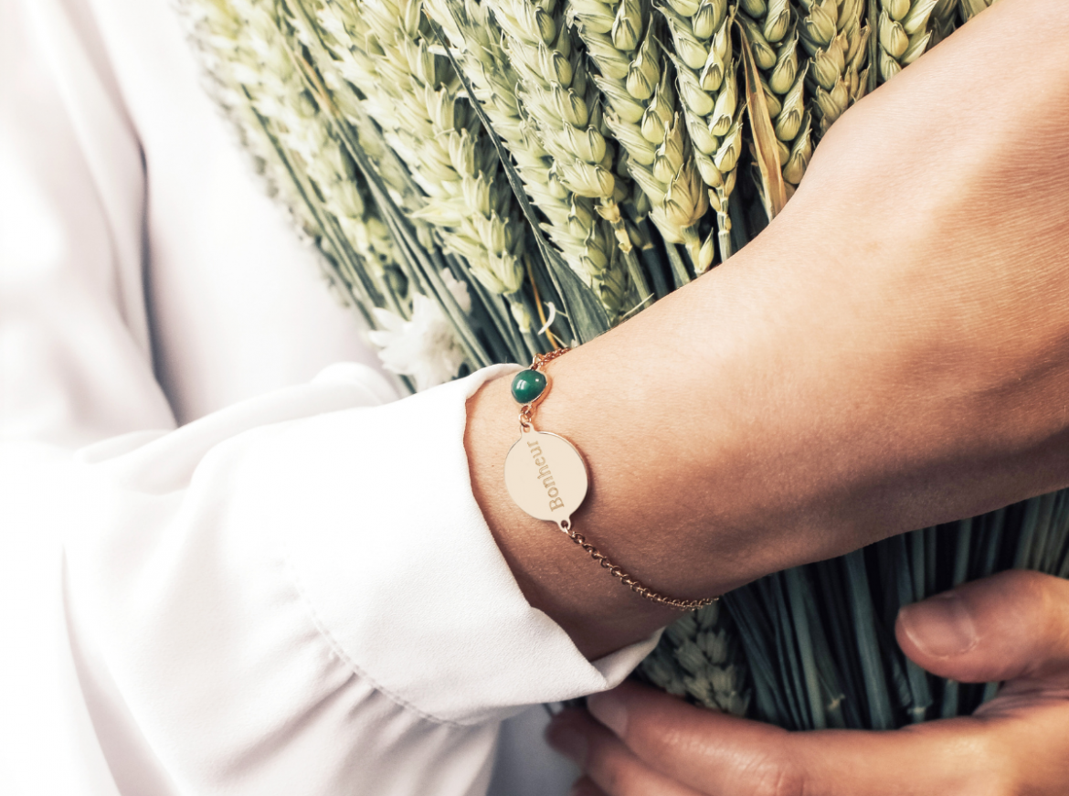 Notre sélection de bijoux personnalisés verts